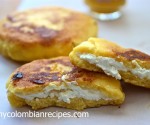 Cheese Stuffed Corn Cakes (Arepas Rellenas de Queso) | My Colombian Recipes