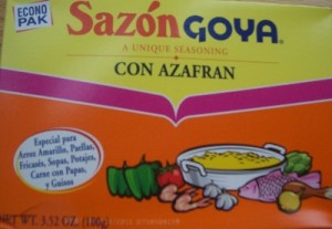 Sazón Goya con Azafran - My Colombian Recipes