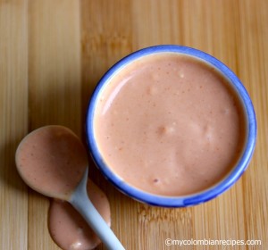 Salsa Rosada (Pink Sauce) - My Colombian Recipes