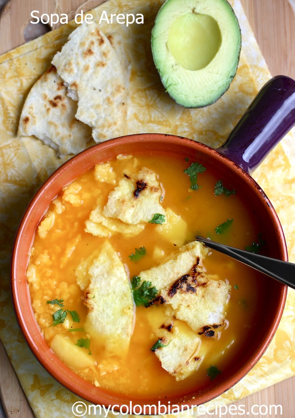 Sopa de Arepa - My Colombian Recipes