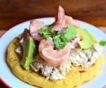 Arepa con Atún y Camarones (Arepa with Tuna and Shrimp) - My Colombian ...