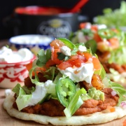 Chipotle Shrimp Mexican-Style Arepa - My Colombian Recipes