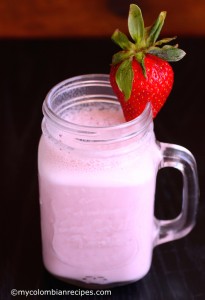 Fresa Colada - My Colombian Recipes