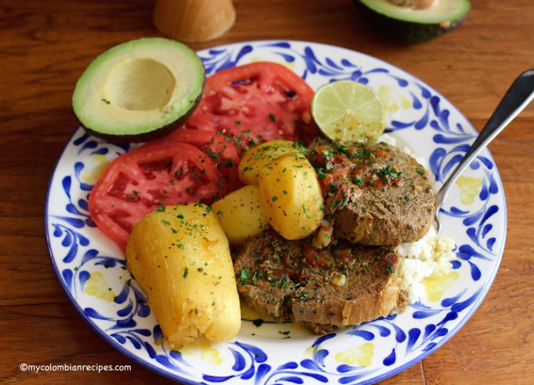 Sudado de Posta o Muchacho (Beef Round Steak Stew) - My Colombian Recipes