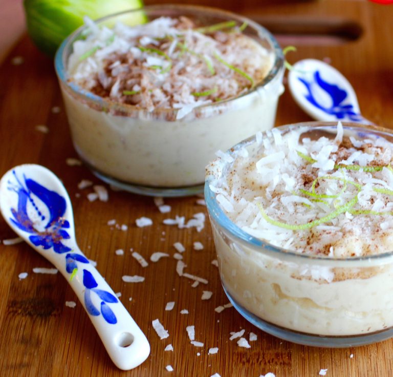 Lime Rice Pudding - My Colombian Recipes