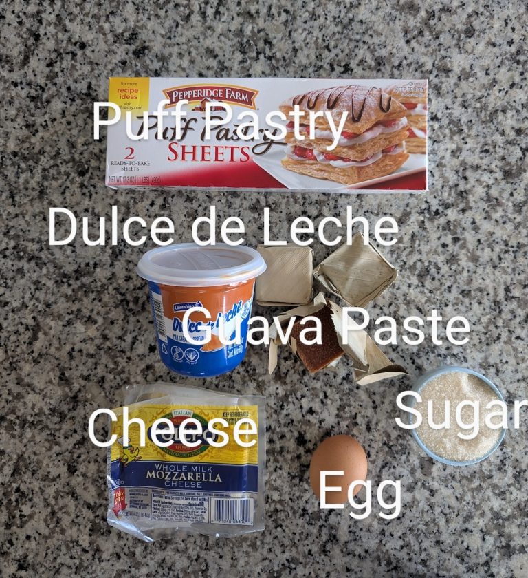 Pastel Gloria (Guava, Dulce de Leche and Cheese Pastry) - My Colombian ...